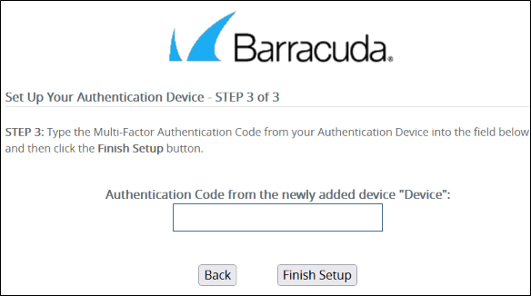 Configuring Multi Factor Authentication Barracuda Campus